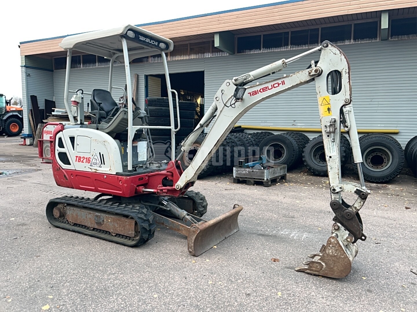 Takeuchi TB216 H Used Mini Excavator